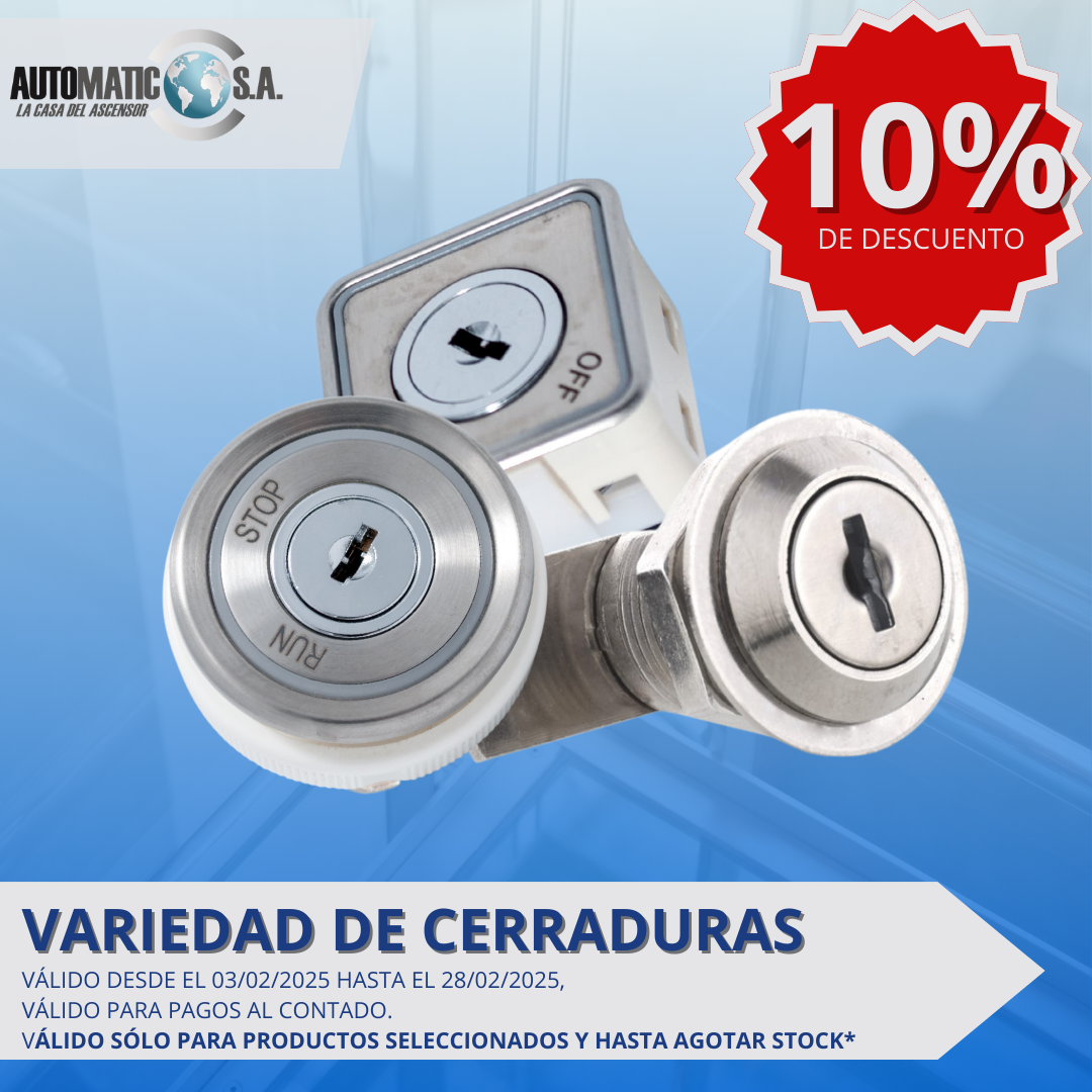 Cerraduras eléctricas – Automatic S.A