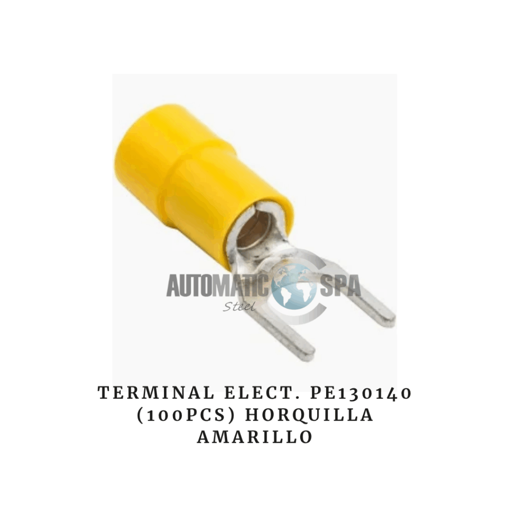Terminal Eléctrico Horquilla Amarillo PE130140 (100 unidades ...